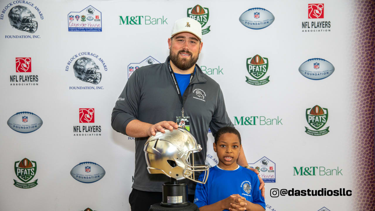 Photos: Patriots Center David Andrews Receives Team's 2024 Ed Block ...