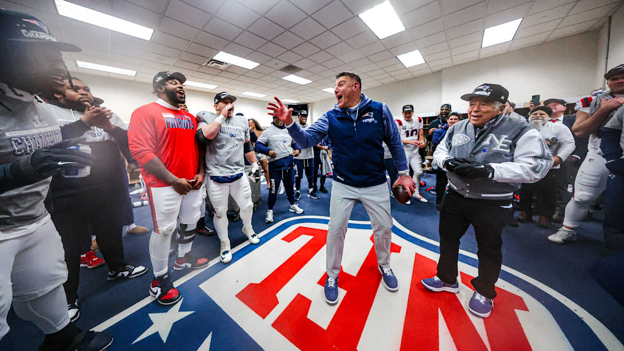 Inside the Locker Room After Patriots AFC Championship Win Over the ...