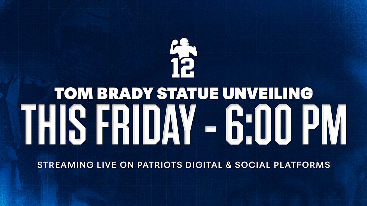 Tom Brady Statue Unveiling Ceremony in Patriot Place Plaza Prior to ...