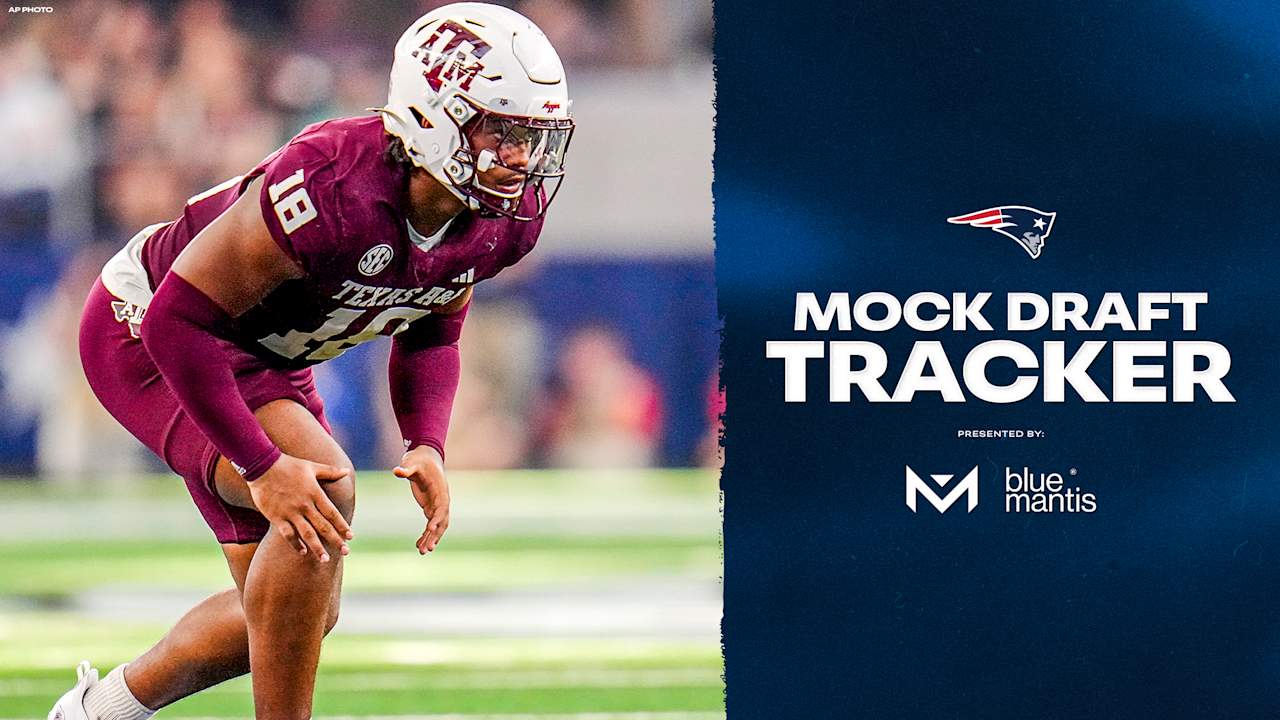 2026 New England Patriots NFL Mock Draft Tracker