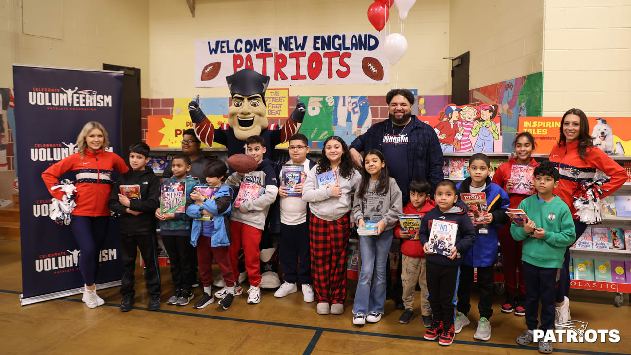 Patriots celebrate Read Across America Day at local elementary schools