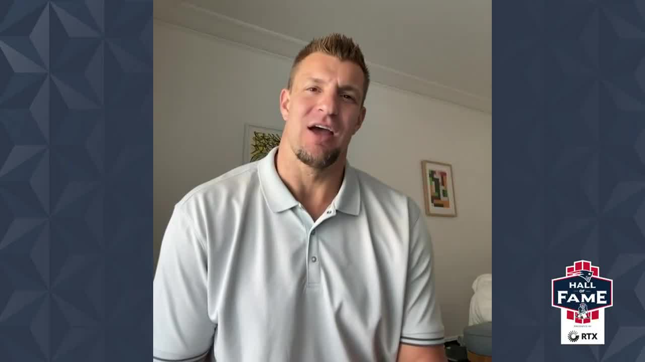Rob Gronkowski Congratulates Julian Edelman on His Induction Into the ...