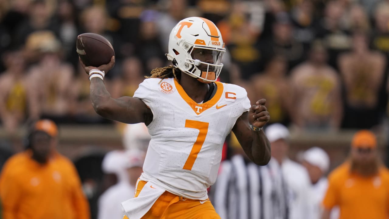 Photos: Patriots Sixth Round Pick Joe Milton III in Action