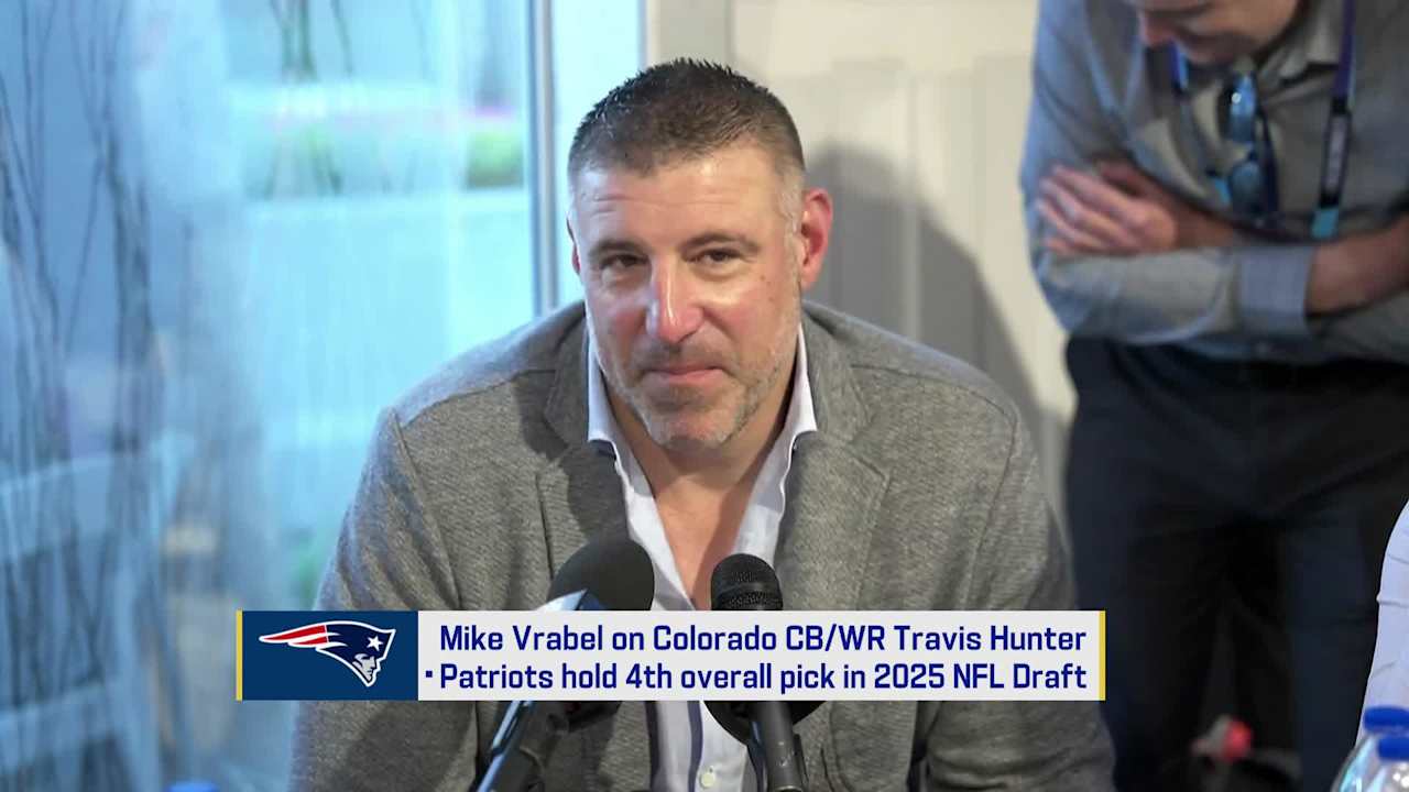 Head Coach Mike Vrabel on CB/WR prospect Travis Hunter