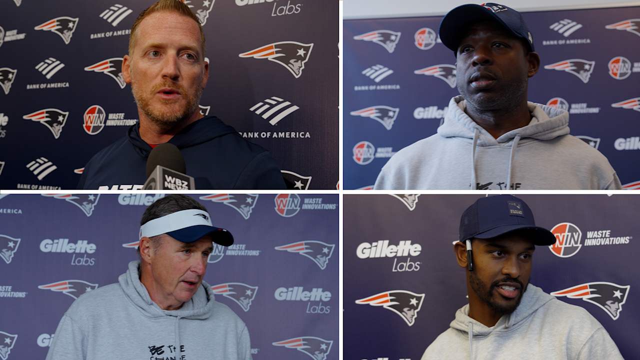 Todd Downing, Ashton Grant, Tony Dews, and Doug Marrone | Defensive ...