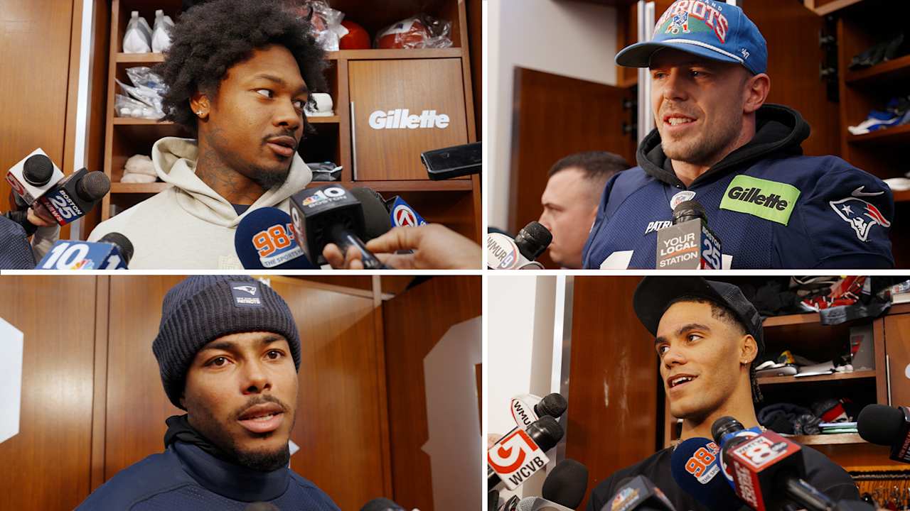 Stefon Diggs, Robert Spillane, Marcus Jones, and Christian Gonzalez ...