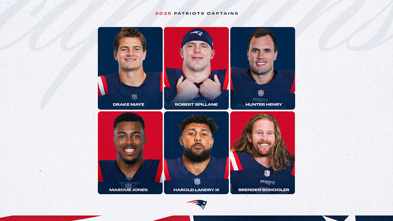 Patriots Announce 2025 Team Captains
