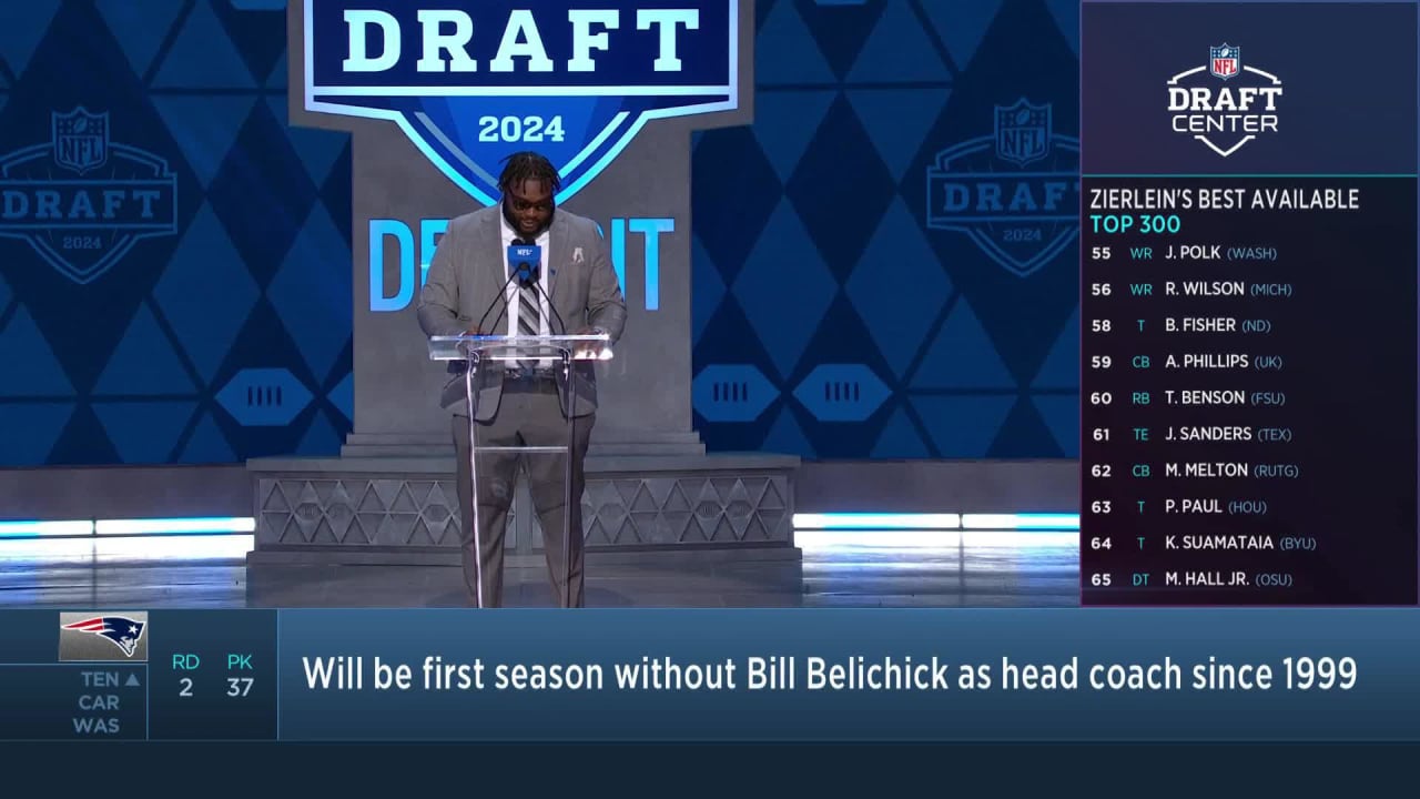 Bucky Brooks shares how Ja'Lynn Polk will compliment the Patriots offense 'NFL Draft Center'