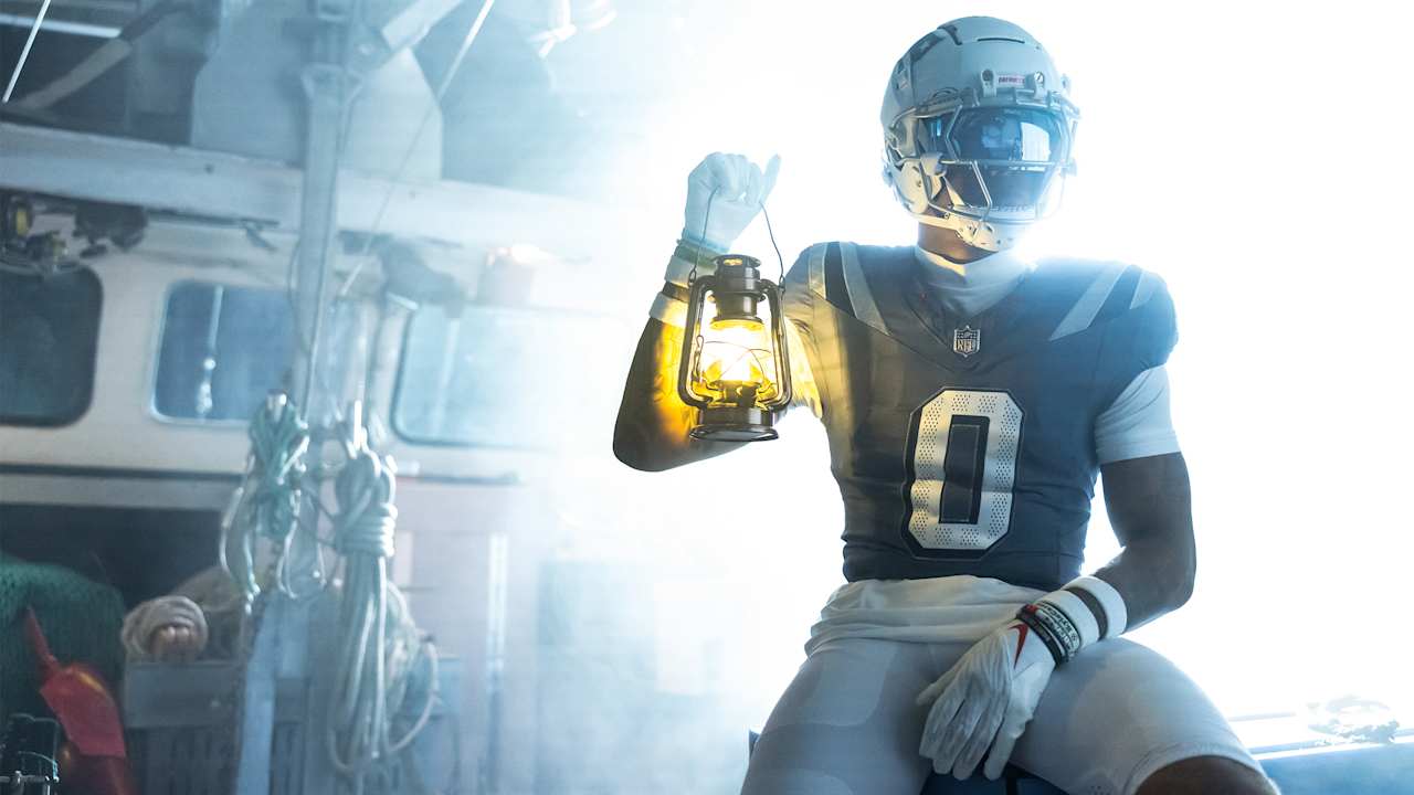 Photos: Behind the scenes from the Patriots "Nor'easter" Uniform shoot