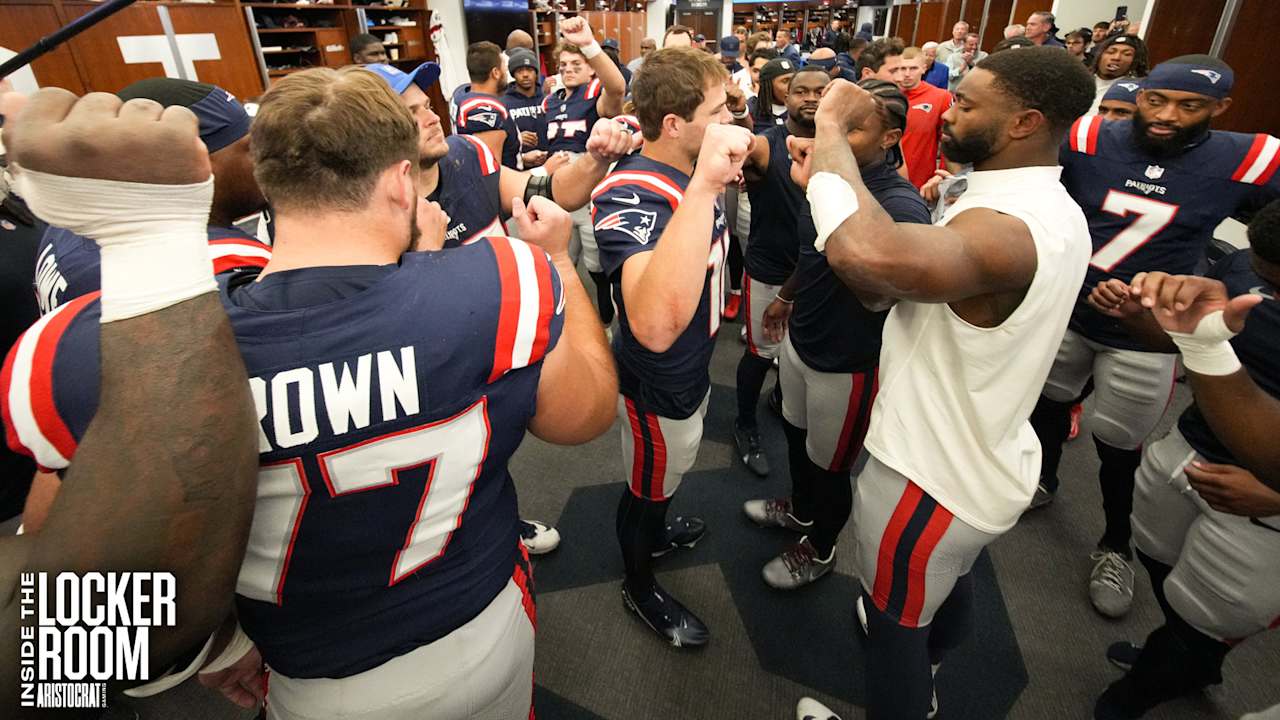 Inside the Patriots Locker Room After New England's Win Over the Browns ...