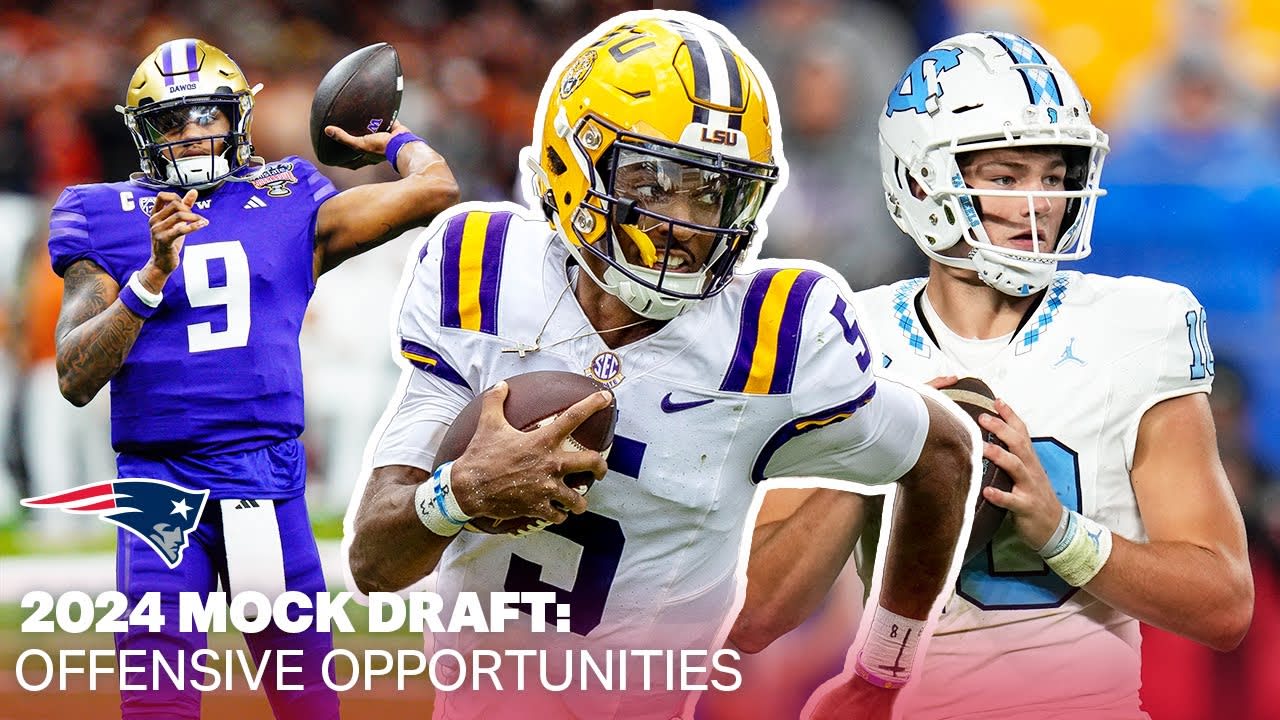 2024 Patriots Mock Draft 1.0 | Mike & Evan Select Marvin Harrison Jr ...