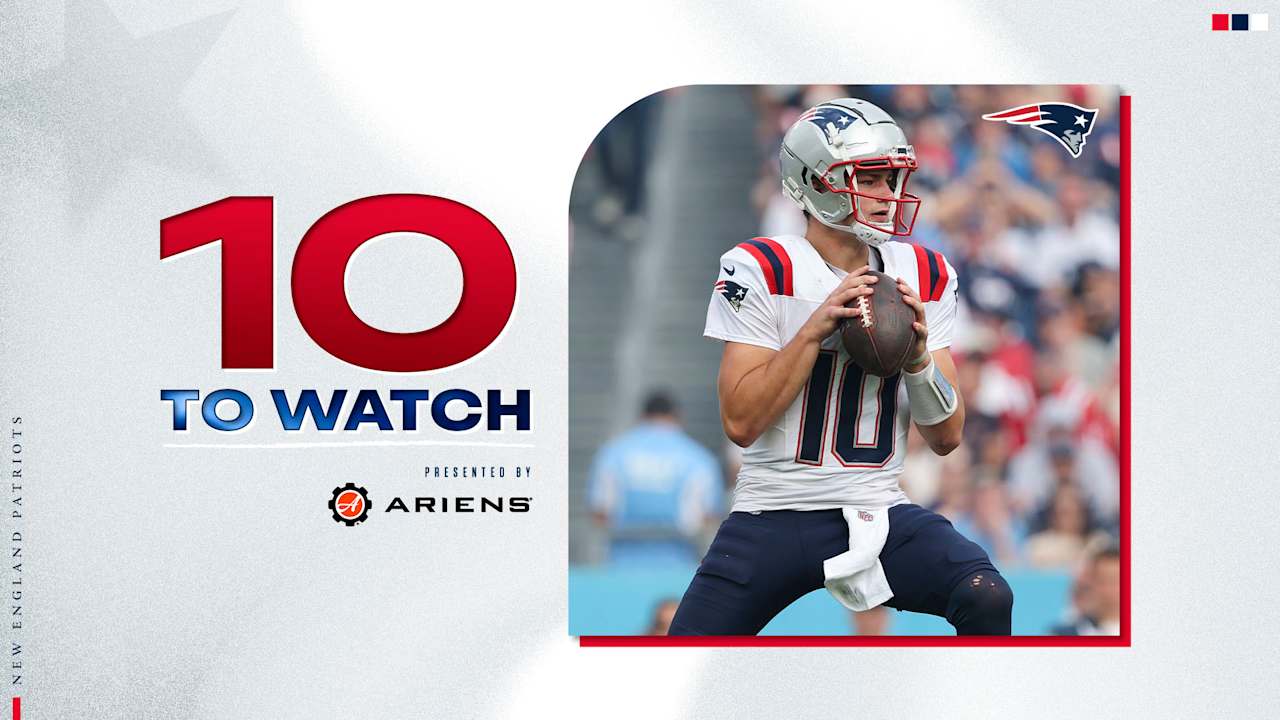 10 to Watch: Rookie QBs Faceoff as Patriots Visit Bears