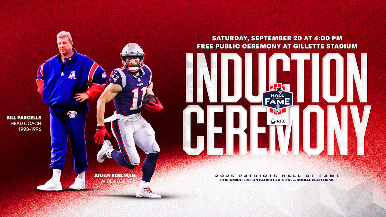 Patriots to Host 2025 Hall of Fame Induction Ceremony for Julian ...