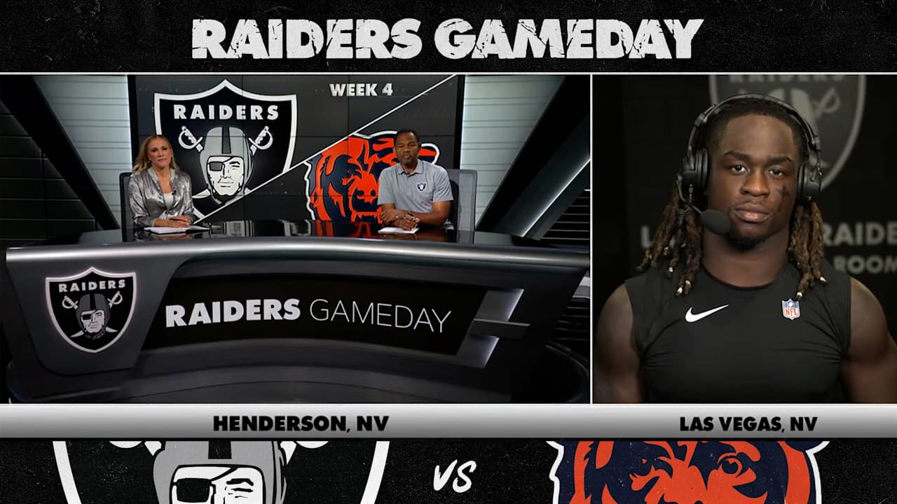 Raiders Gameday | Postgame recap of Raiders' Week 4 loss to the Chicago Bears | 2025 NFL Season ...