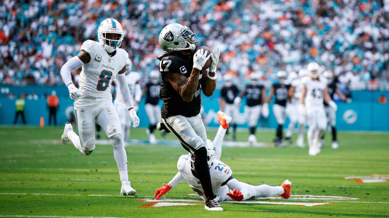 Raiders 2023 Week 11 Highlights vs. Dolphins | Davante Adams scores on ...