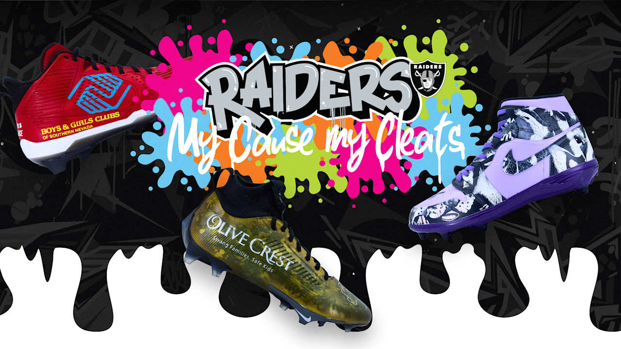 Heart and Sole: Raiders lace up for NFL’s annual ‘My Cause My Cleats ...
