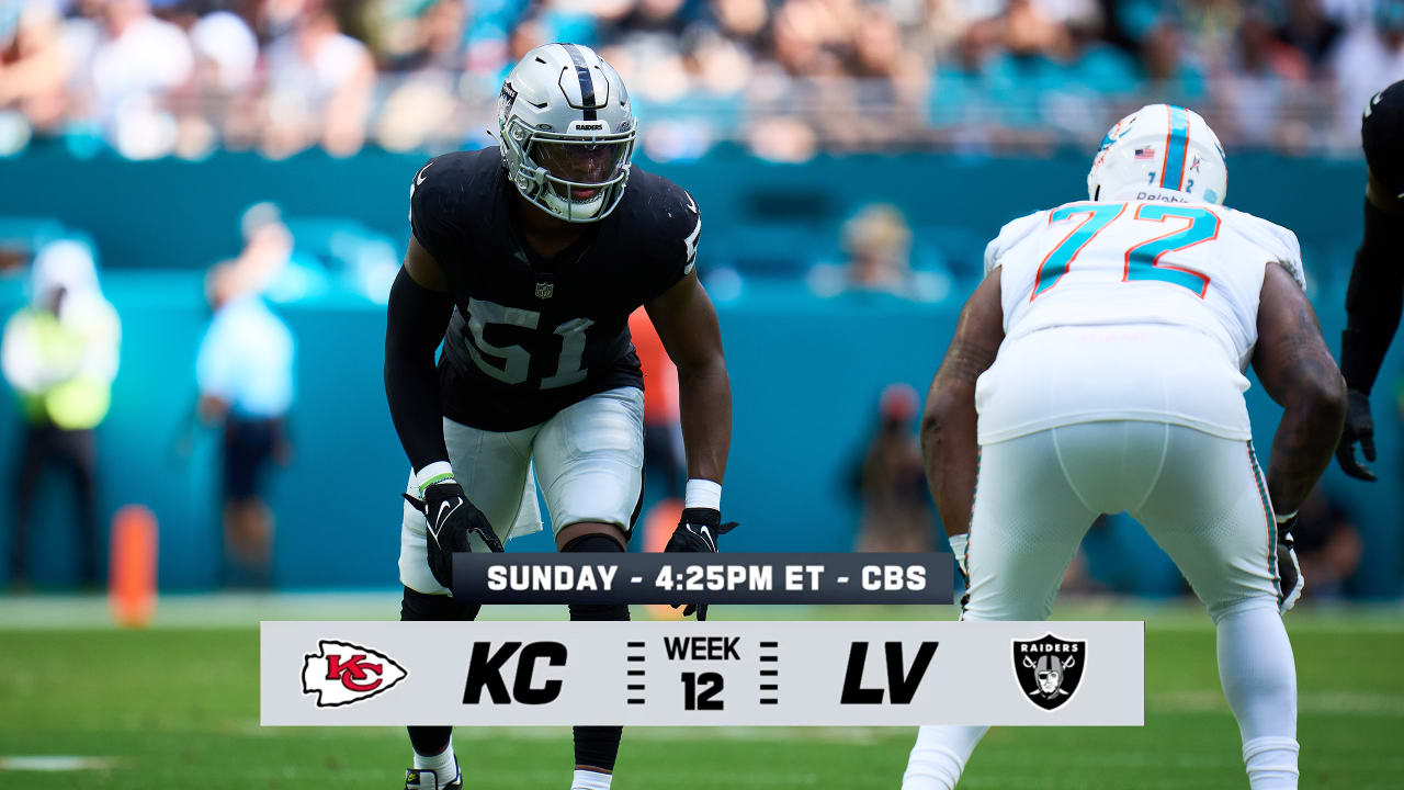NFLN: Raiders vs. Chiefs preview | Week 12