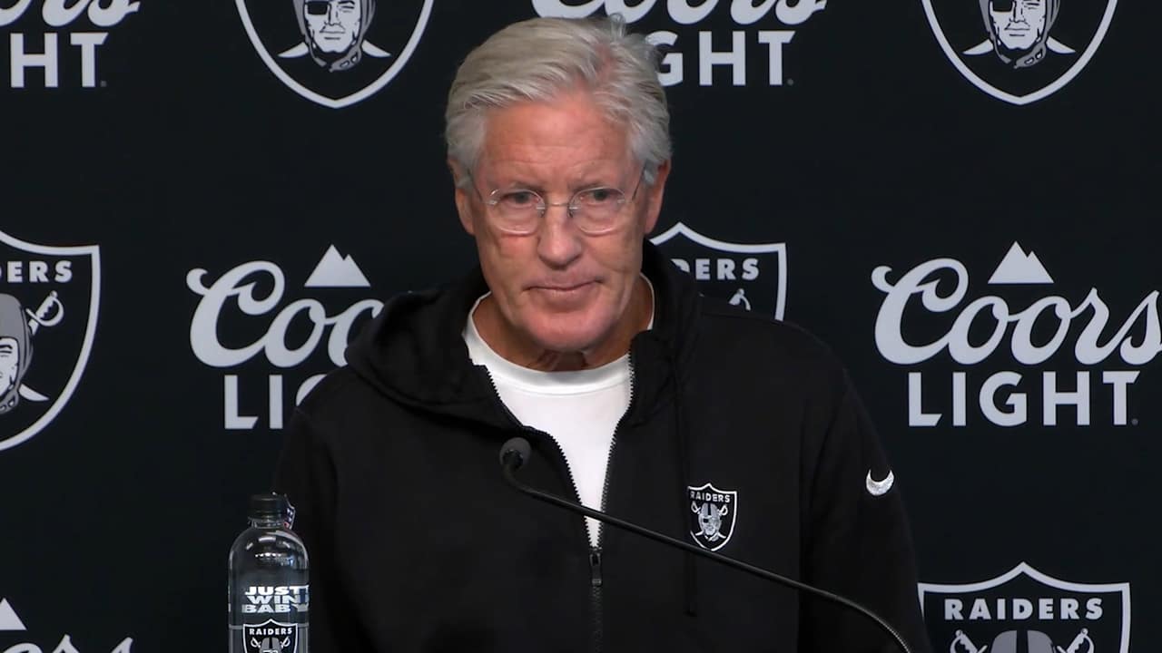 Pete Carroll on Tre Tucker, Maxx Crosby and more | 2025 NFL Week 3 vs ...