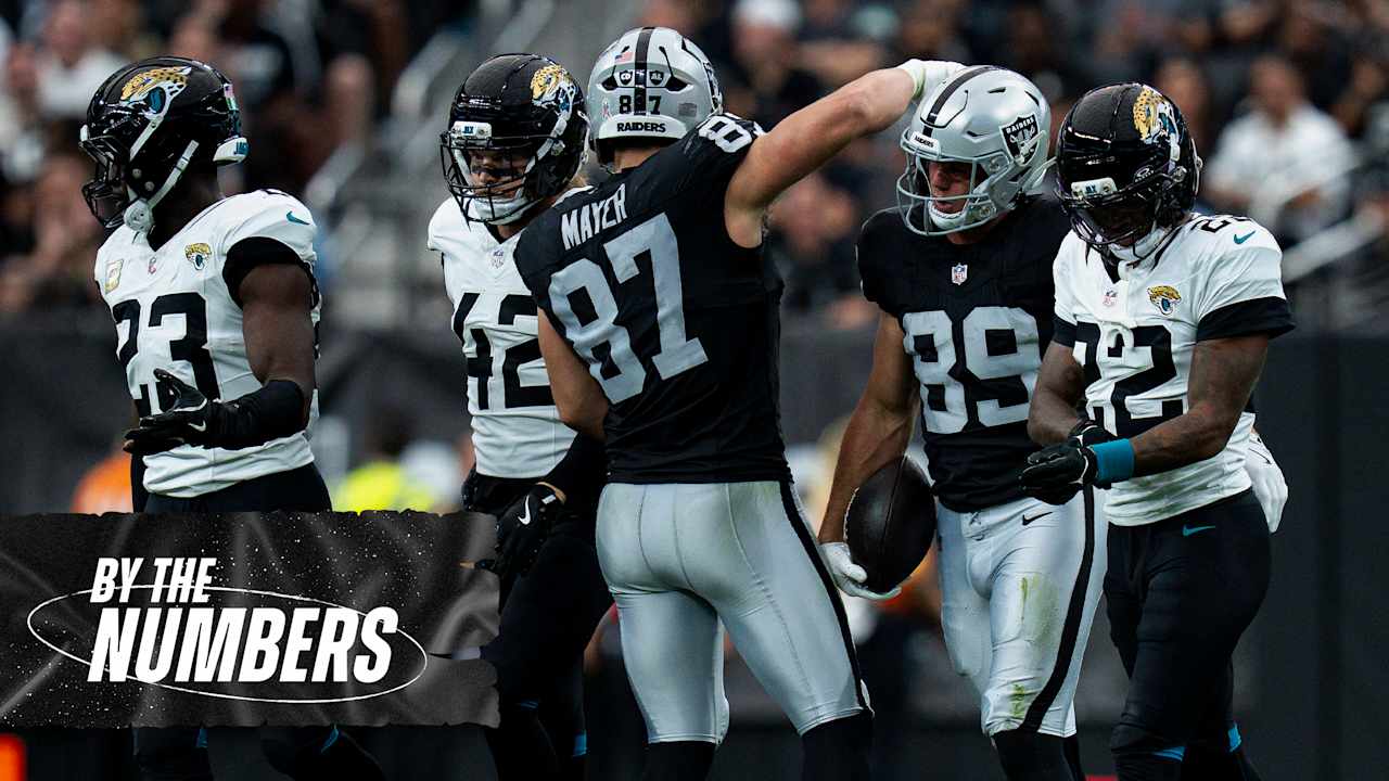 By the Numbers: Brock Bowers, tight end room accounted for most of ...