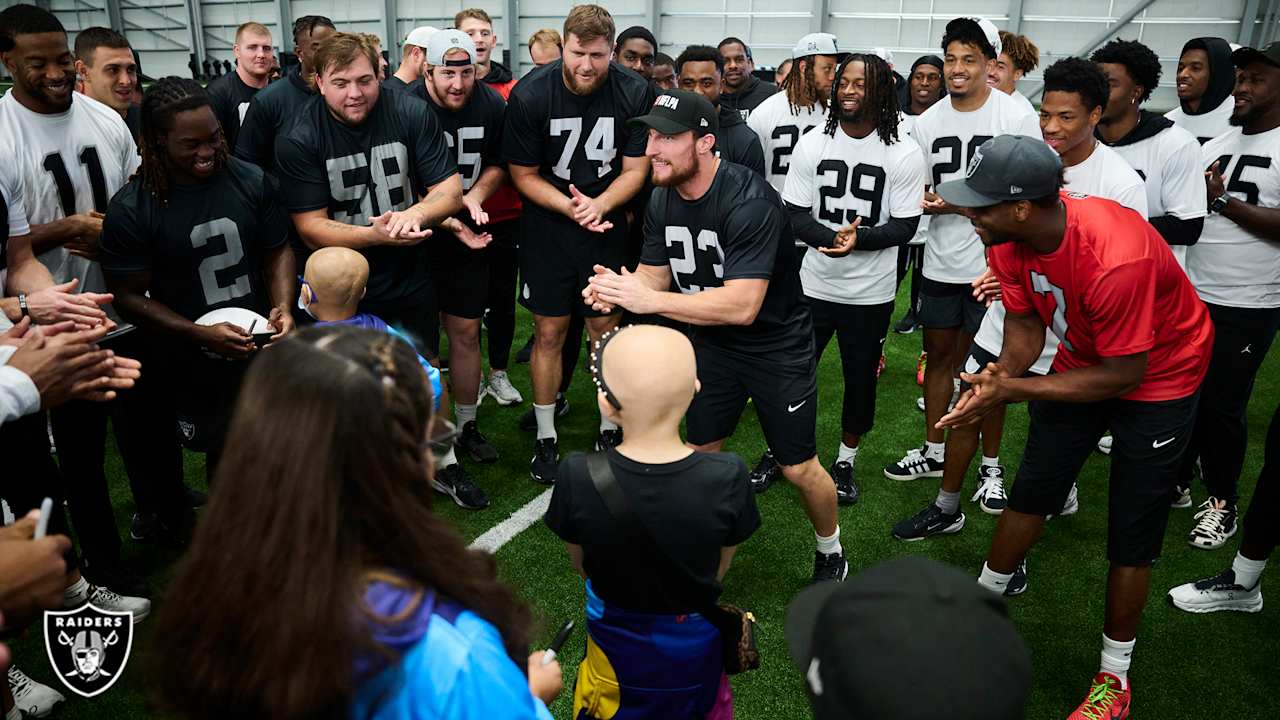 Photos: Raiders Welcome Intermountain Children's Health Patients to HQ