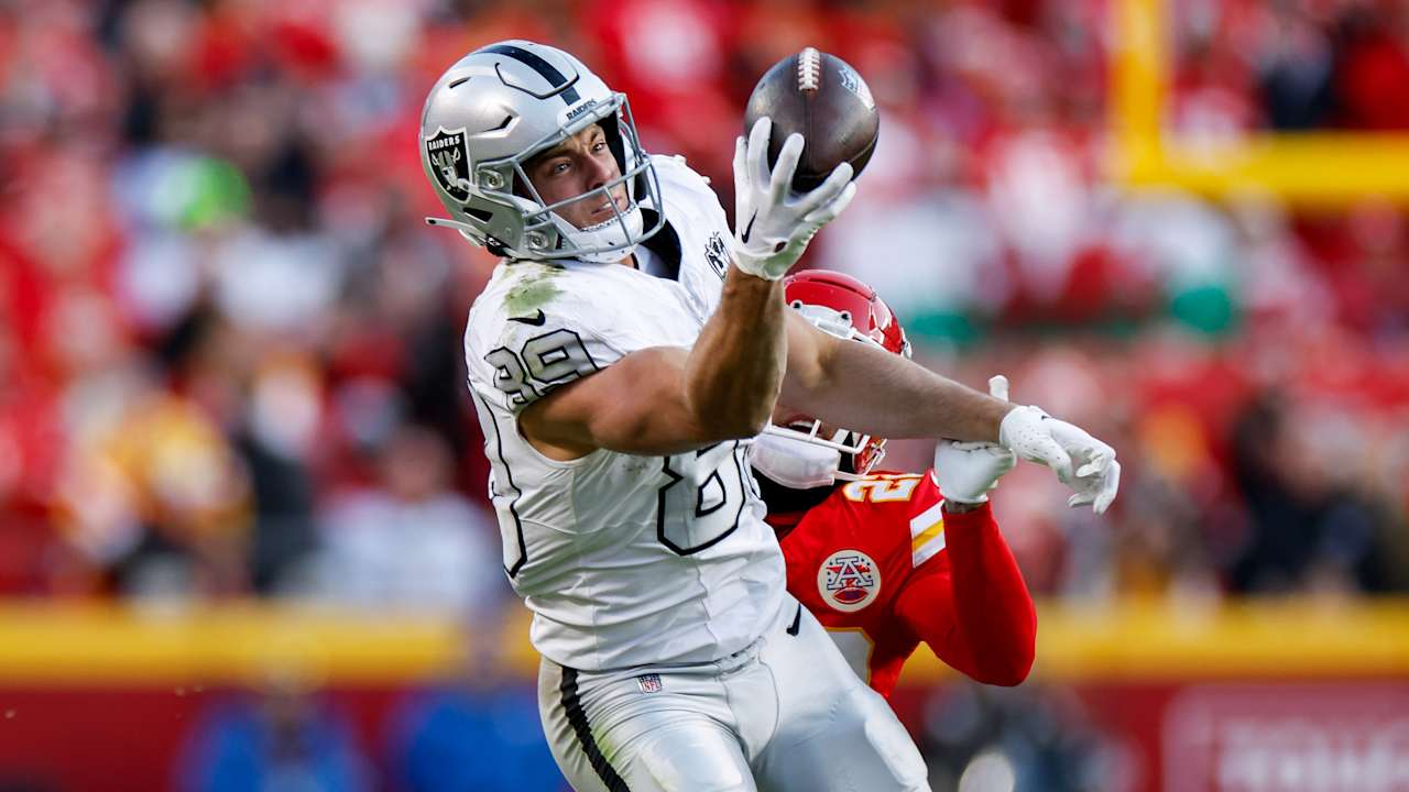 Raiders 2024 Week 13 Highlights vs. Kansas City Chiefs | Brock Bowers makes a one-handed catch ...