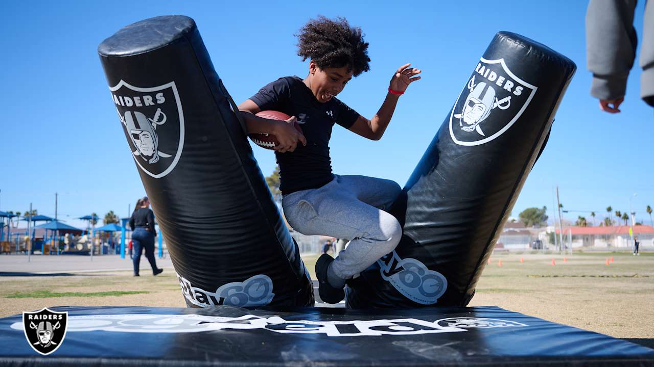Photos: Raiders Junior Training Camp at George E. Harris Elementary School
