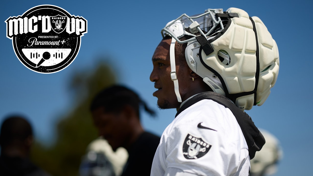 Running back Zamir White mic'd up during 2024 Training Camp