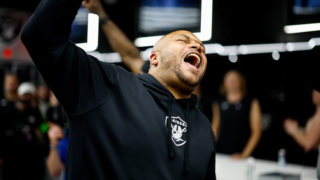 Antonio Pierce's postgame victory speech vs. Chargers | 2023 NFL Season | Week 15