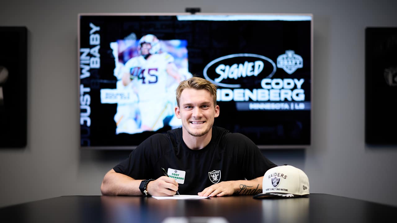 Raiders sign seventh-round pick LB Cody Lindenberg