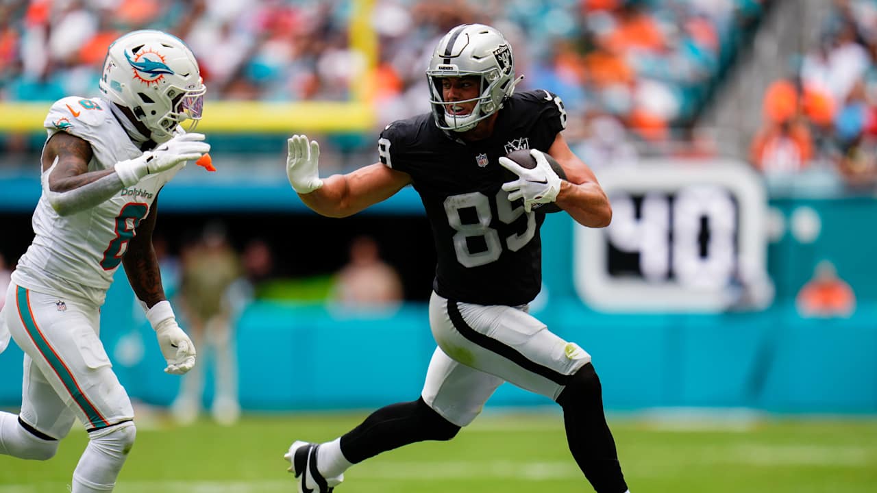 Raiders 2024 Week 11 Highlights vs. Miami Dolphins | Brock Bowers turns on the jets for 14 yards