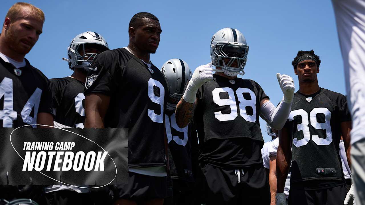 Training Camp Notebook 8/20: Tyree Wilson, Maxx Crosby tear up the trenches