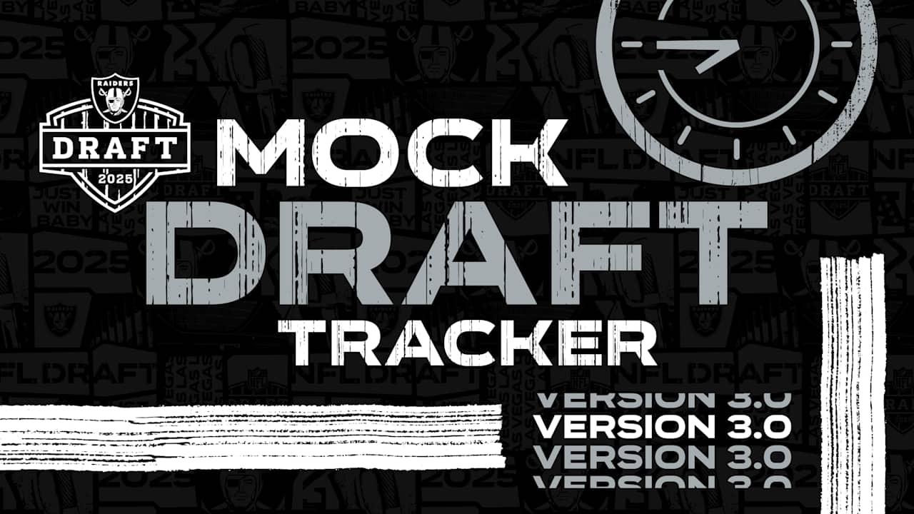 Raiders 2025 Mock Draft Tracker 3.0: Receiver and cornerback highlight ...