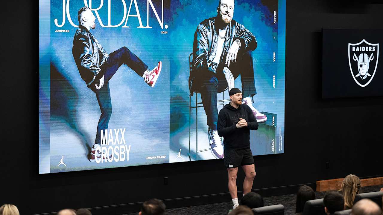 Maxx Crosby gives out Jordans to Raiders staff | 2024 NFL Season
