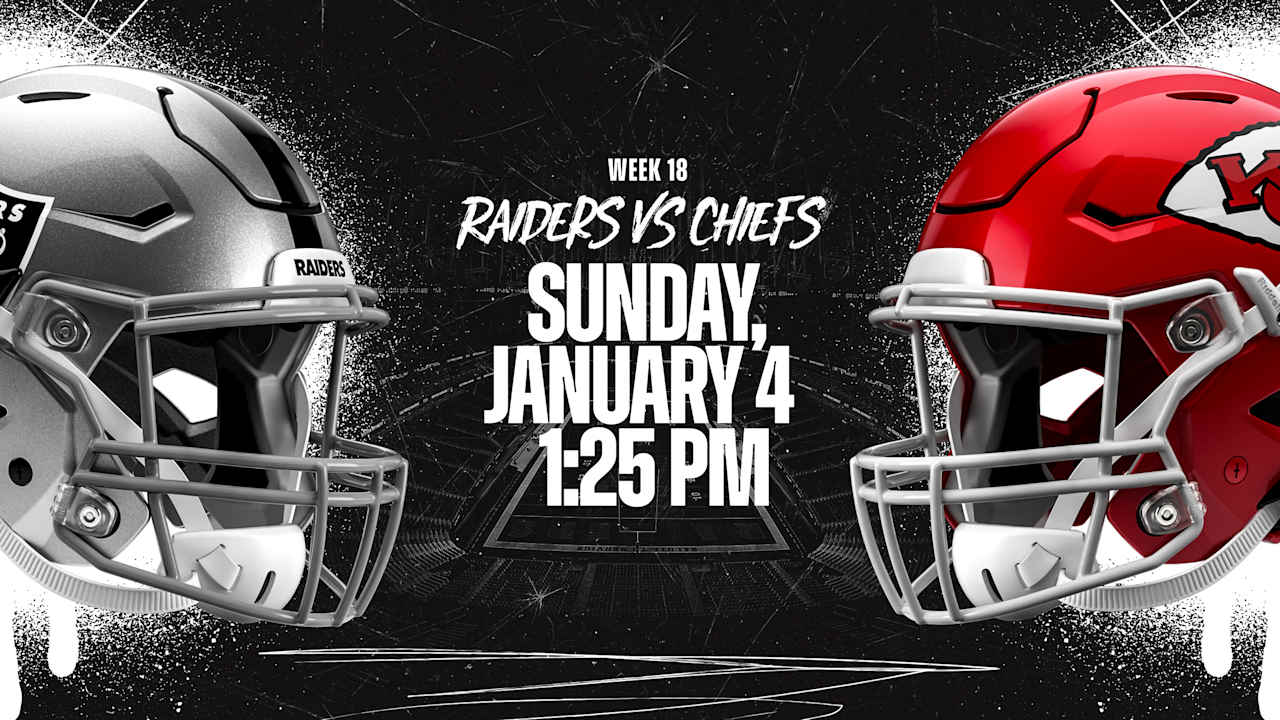 Date and time announced for Raiders-Chiefs Week 18 game