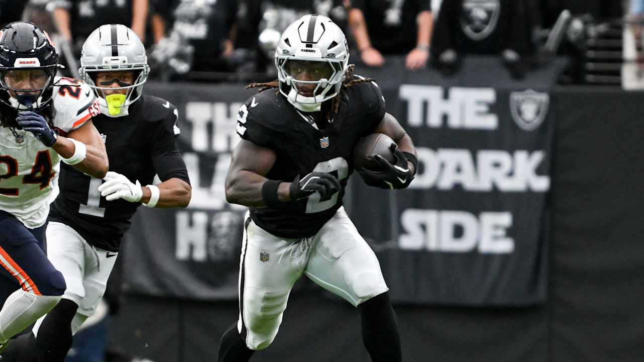 Raiders 2025 Week 4 Highlights vs. Chicago Bears | Ashton Jeanty 64 ...