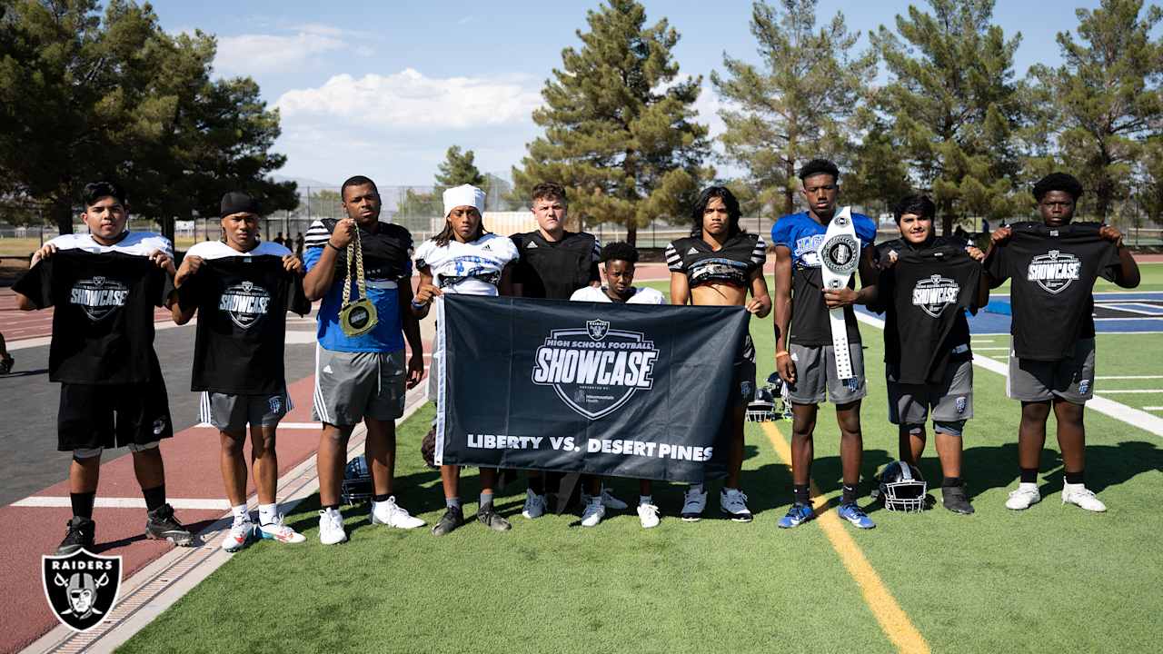 Photos: Raiders hype up local high school football teams