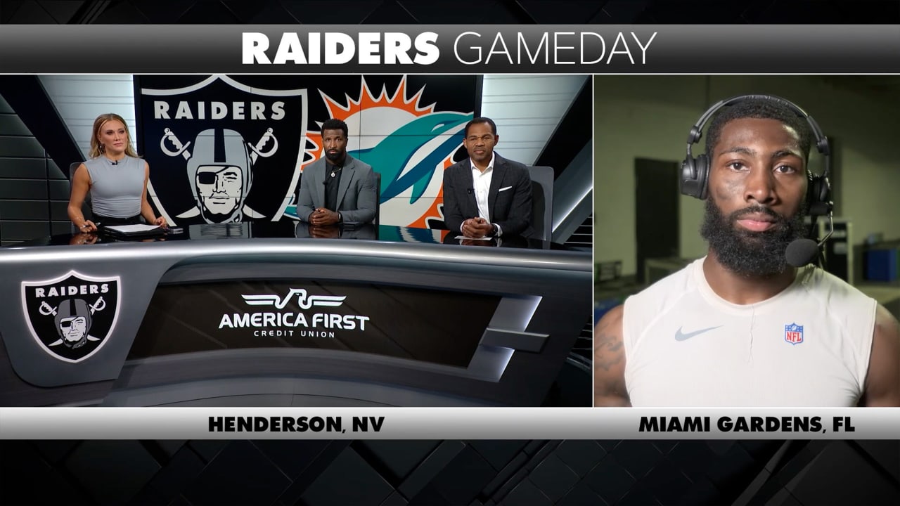 Raiders Gameday | Postgame recap of Raiders' Week 11 loss vs. Miami Dolphins, plus Nate Hobbs ...