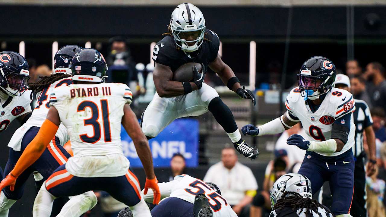 Ashton Jeanty top highlights and plays at the bye week | 2025 NFL Season