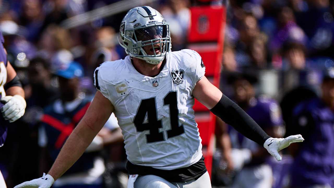 Raiders' 2024 season stat leaders