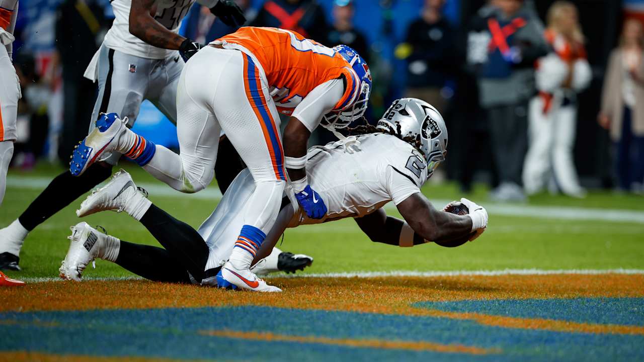 Raiders 2025 Week 10 Highlights vs. Denver Broncos | Ashton Jeanty 4 ...