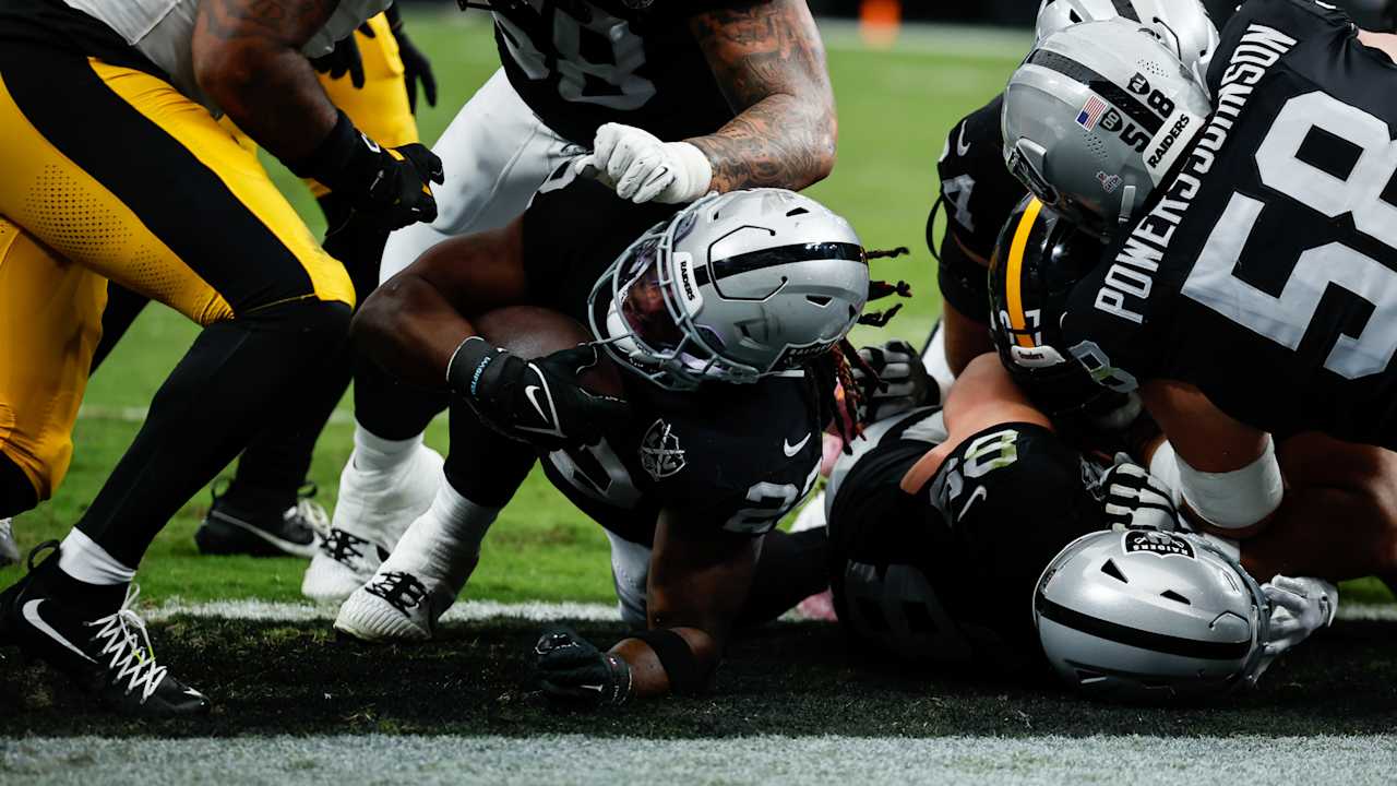 Raiders 2024 Week 6 Highlights vs. Steelers | Alexander Mattison's 3 ...