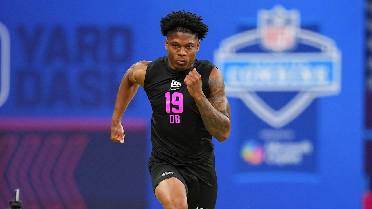 Hezekiah Masses runs 40-yard dash | 2026 NFL Draft