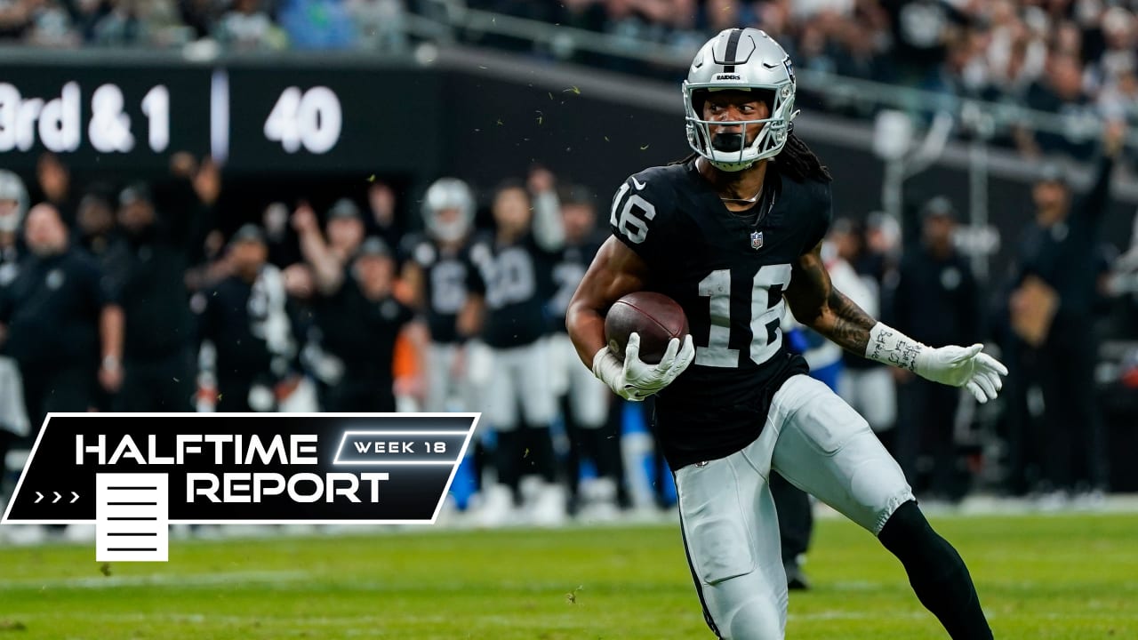 Halftime Report: Touchdown in final seconds gives Raiders 10-point lead ... Halftime Report: Touchdown in final seconds gives Raiders 10-point lead ...