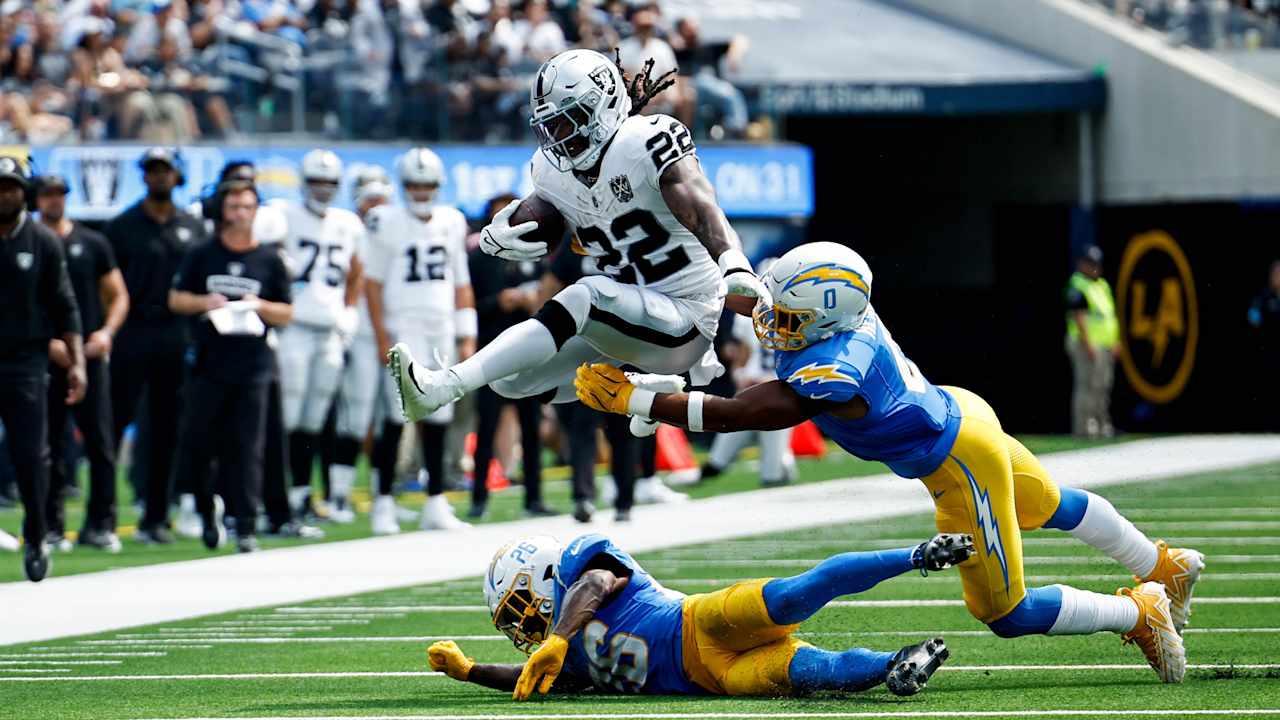 Raiders 2024 Week 1 Highlights vs. Chargers | Alexander Mattison 31 ...