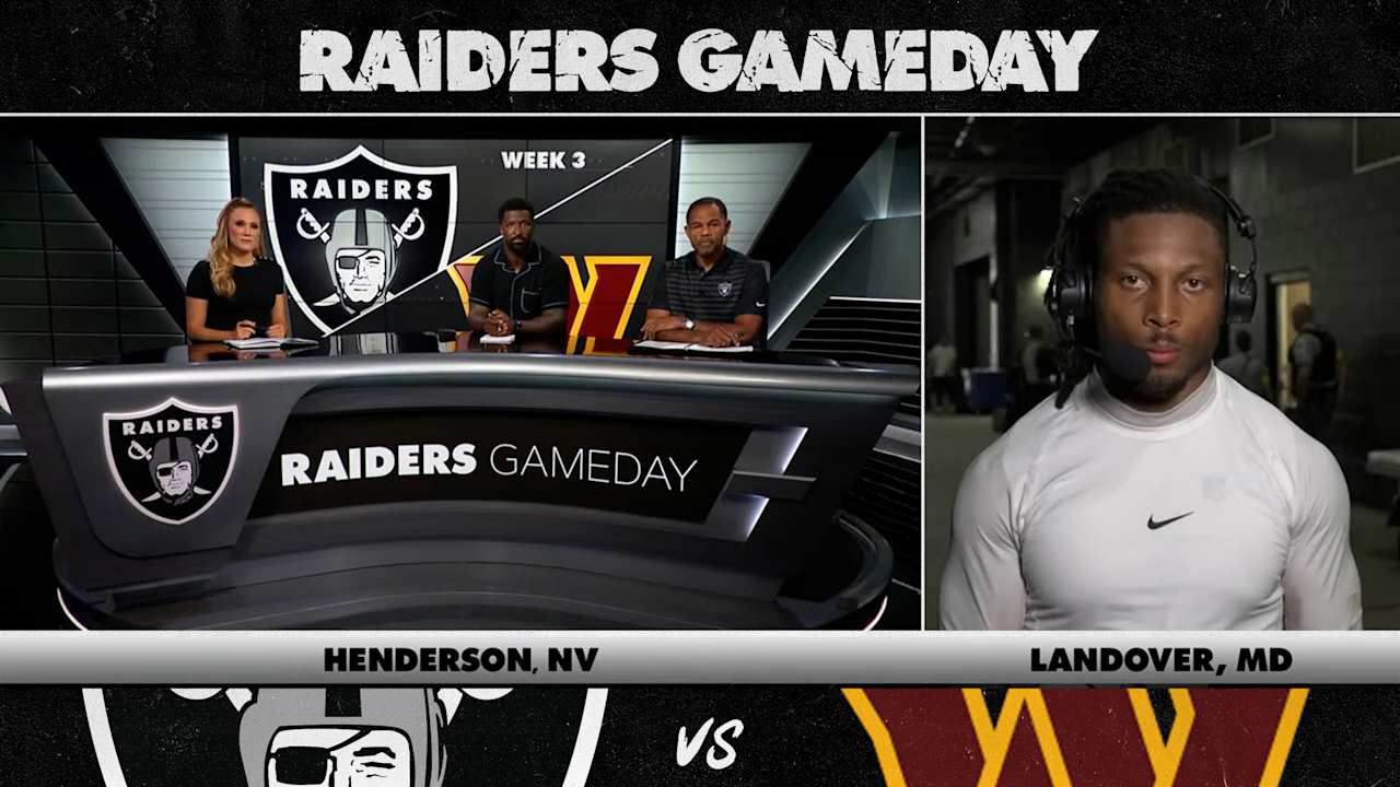 Raiders Gameday | Postgame recap of Raiders' Week 3 loss to the Washington Commanders | 2025 NFL ...