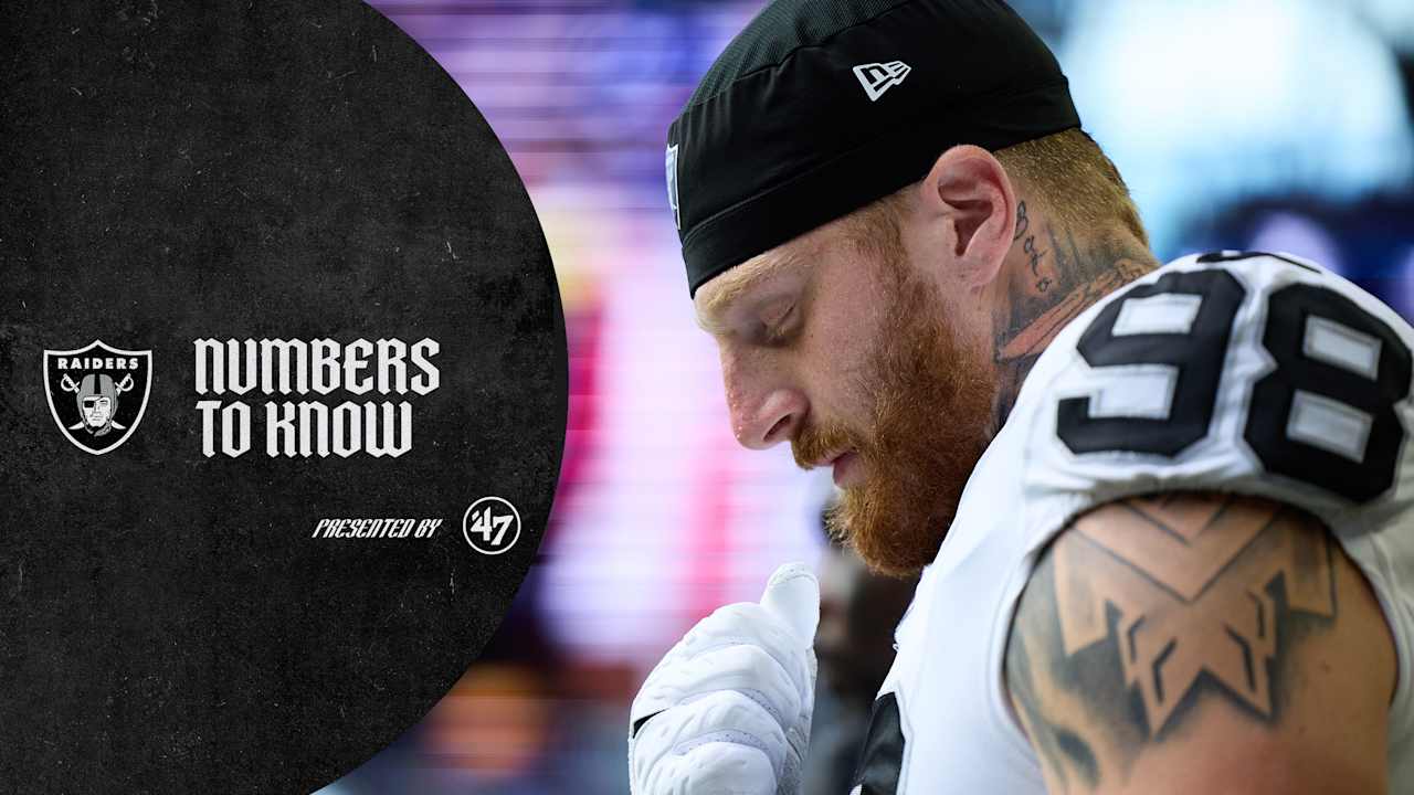 All the numbers to know for Raiders-Chargers Week 1 | Cynthia Frelund ...