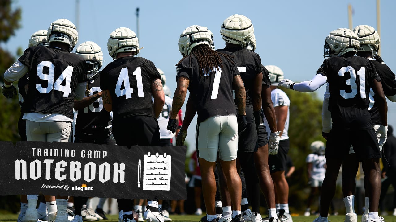 Training Camp Notebook 8/7: Raiders secondary imposes its will