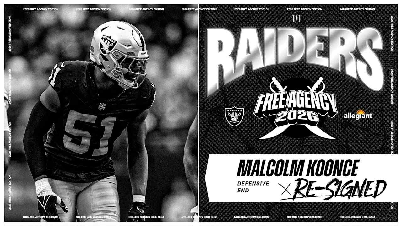 Los Raiders renovaron al ala defensiva Malcolm Koonce