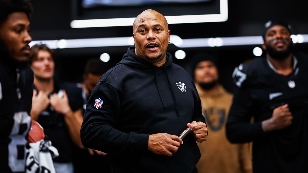 Interim Head Coach Antonio Pierce's locker room victory speech vs. Jets | 2023 NFL Season Week 10