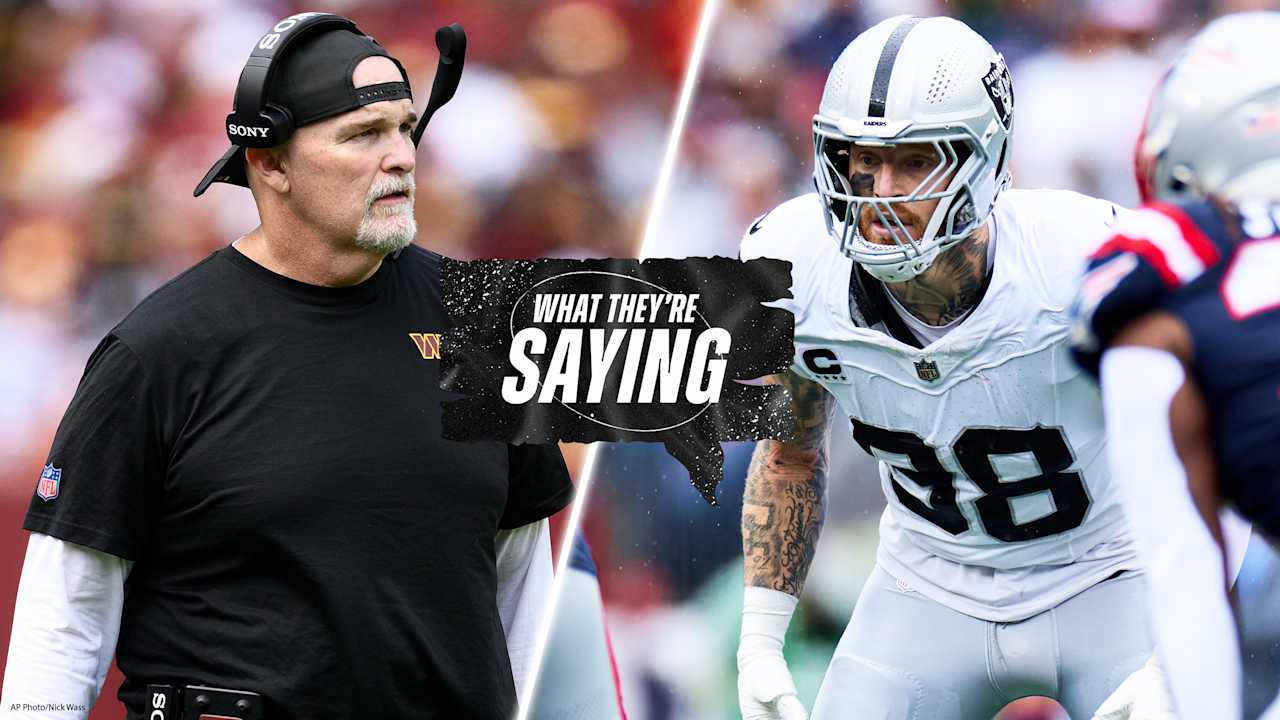 What They're Saying: Commanders' Dan Quinn sees 'an absolute savage of a player' in Maxx Crosby